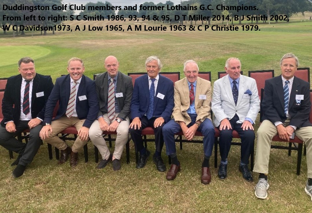 Duddingston GC members (past & present) who are all former winners of ...